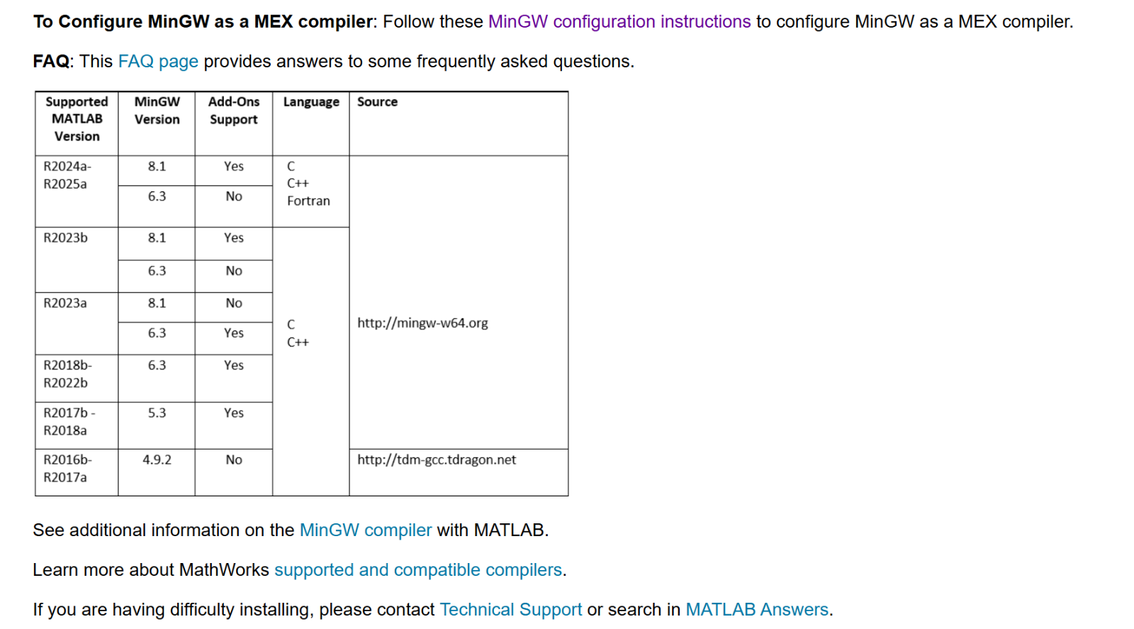MATLAB 安装 MinGW-w64 - 肆拾伍|Halo Blog